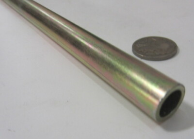 Yellow Zinc Steel Tube, 1/2" OD x .370" ID x .065" Wall x 6 Foot Length ...