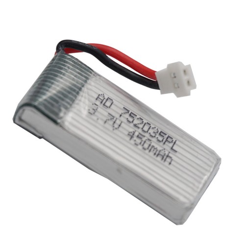 2pc 3.7V 450mAh 25C Li-po Battery 752035 For Syma X5C-1 X5SW Drone RC ...