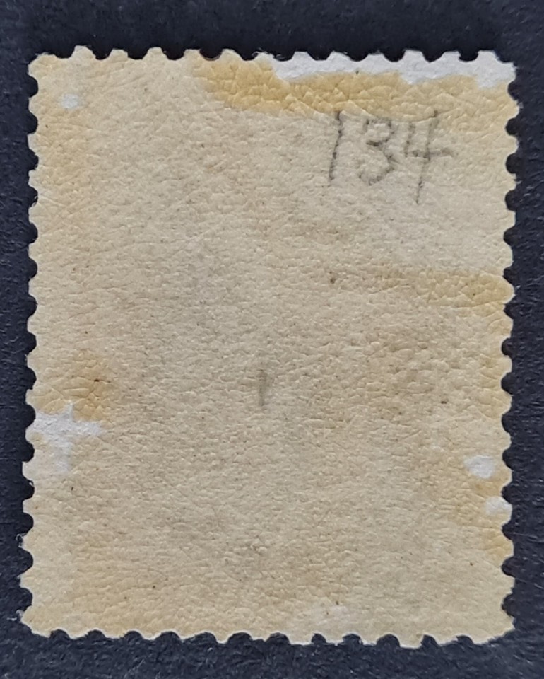 USA 1870 Benjamin Franklin 1c Ultra Marine Sc145 " Fake Grill" Mounted ...