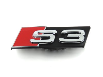 Genuine New AUDI S3 GRILLE BADGE Front Emblem 2004-2021 Quattro TDI TSI ...