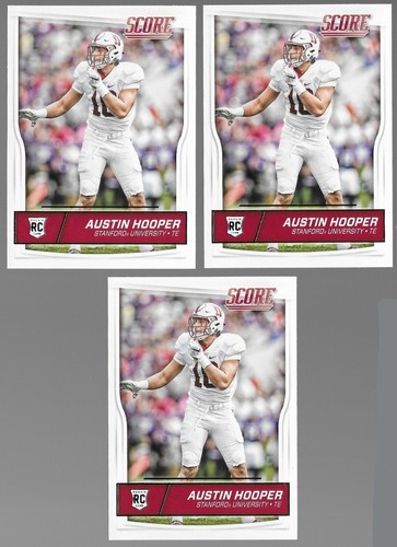 Austin Hooper 2016 Panini Score Rookie Lot of 3 Cards #385 Falcons ...