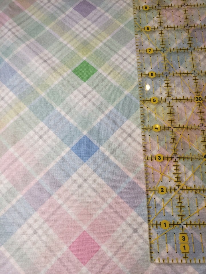 100% Cotton Pastel Spring Plaid Easter Fabric FQ Fat Quarter | eBay