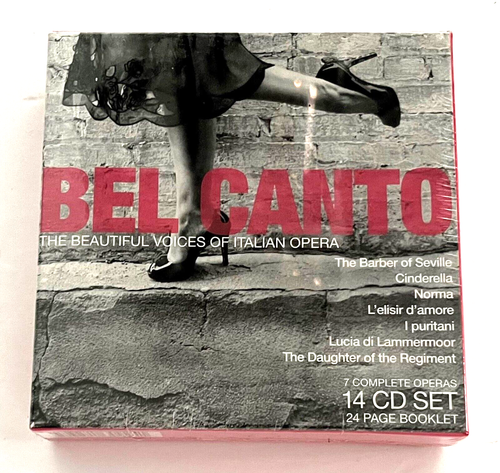 BEL CANTO The Beautiful Voices of Italian Opera 14 CD Set NEW SEALED ...