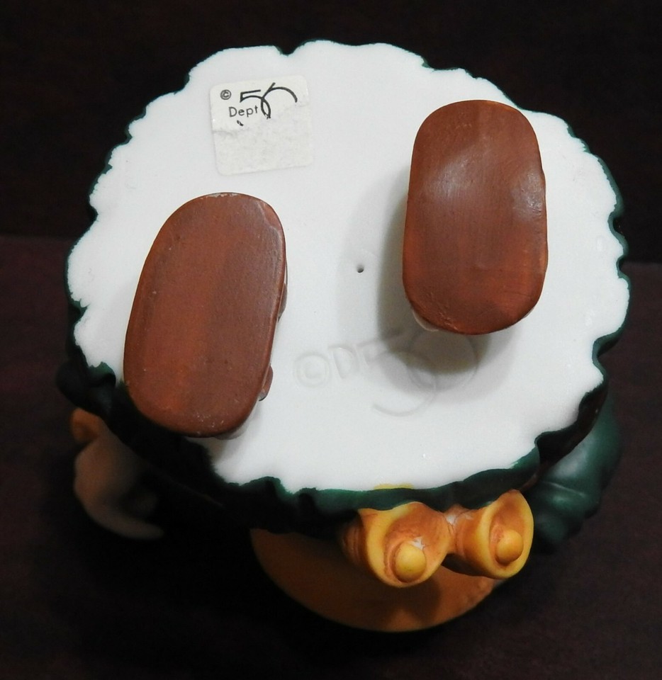 Dept 56 Merry Makers Martin the Mandolinist Figure Monk Friar Christmas ...