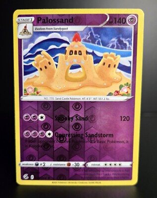 Pokémon TCG - Palossand - 126/264 Reverse Holo Rare - Fusion Strike ...