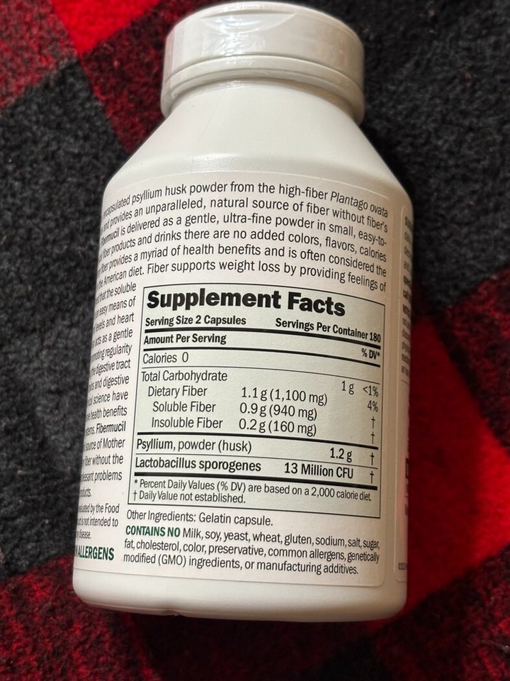 Andrew Lessman Fibermucil 360 Capsules BB Date 05/30/2026 | eBay