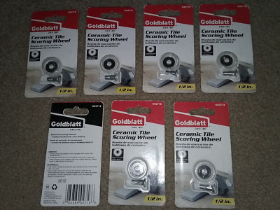7 - Goldblatt Ceramic Tile Scoring Wheel 1/2" G02718 Tungsten Carbide ...