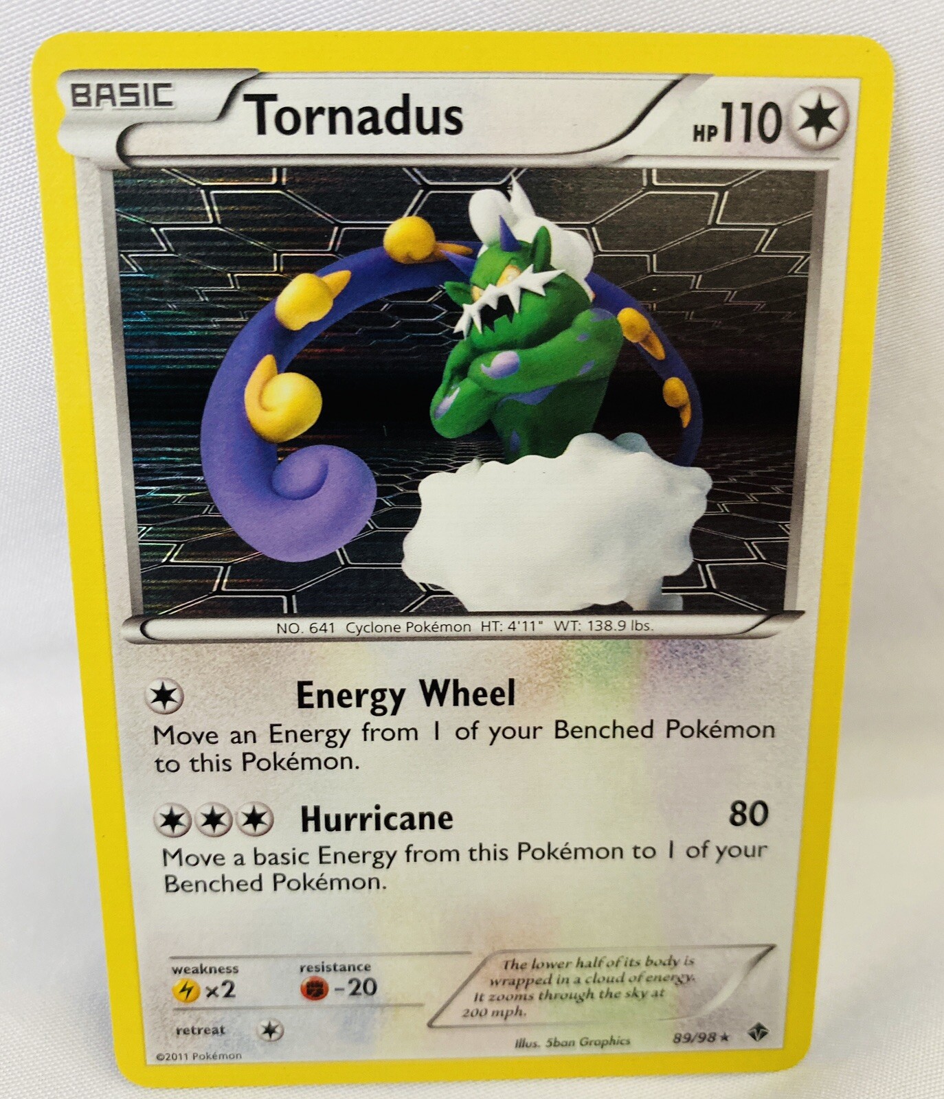 Authentic Tornadus Pokemon Card New | eBay
