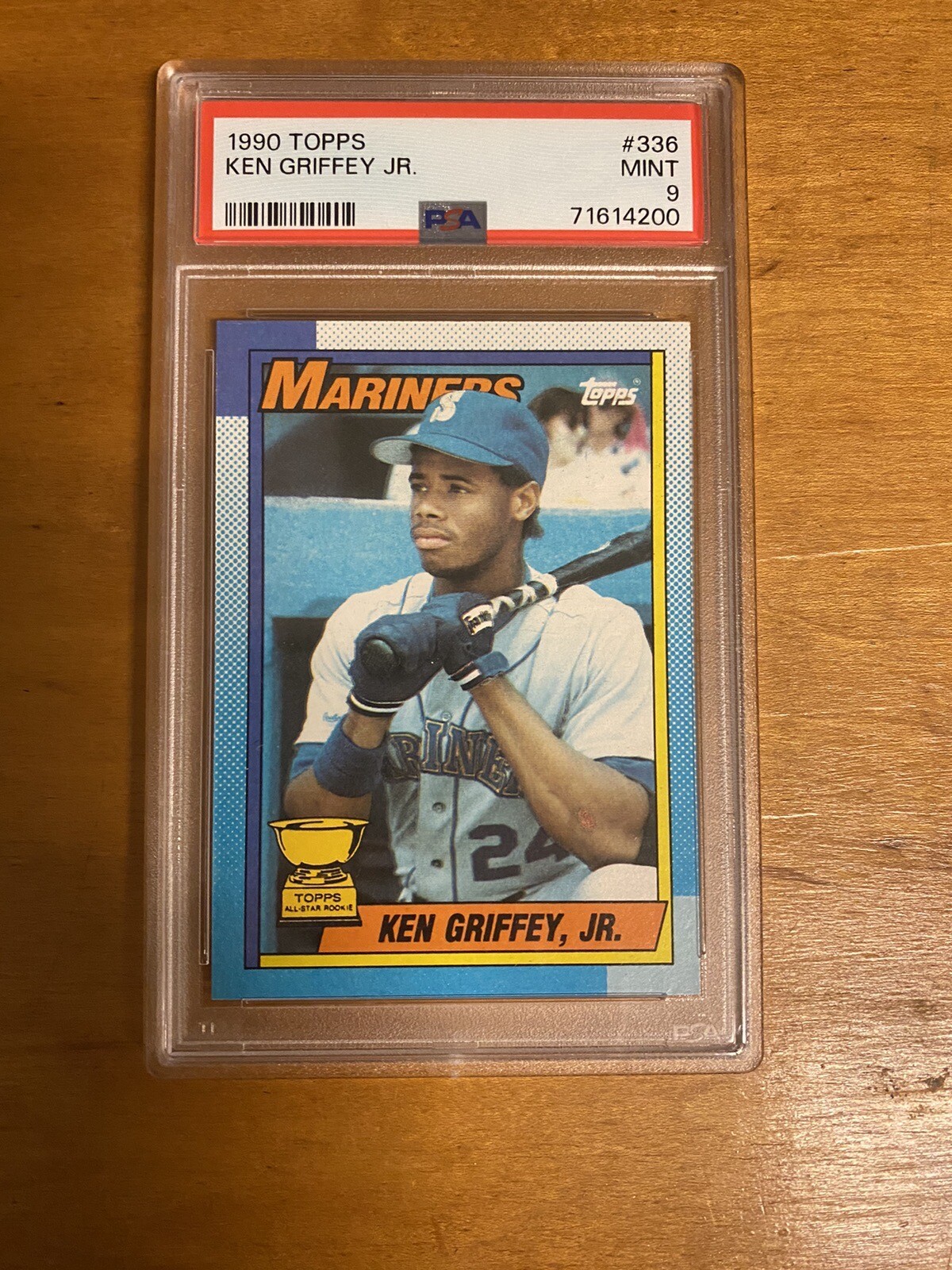 1990 TOPPS ALL-STAR ROOKIE #336 KEN GRIFFEY JR. MARINERS HOF PSA 9 | eBay