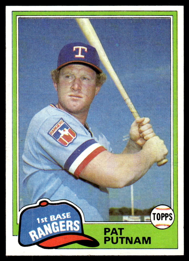 1981 Topps Pat Putnam #498 Texas Rangers Baseball Card | eBay
