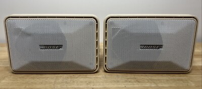 Bose Model 101 Music Monitor Set of 2 Loud Speakers White EXCELLENT ...