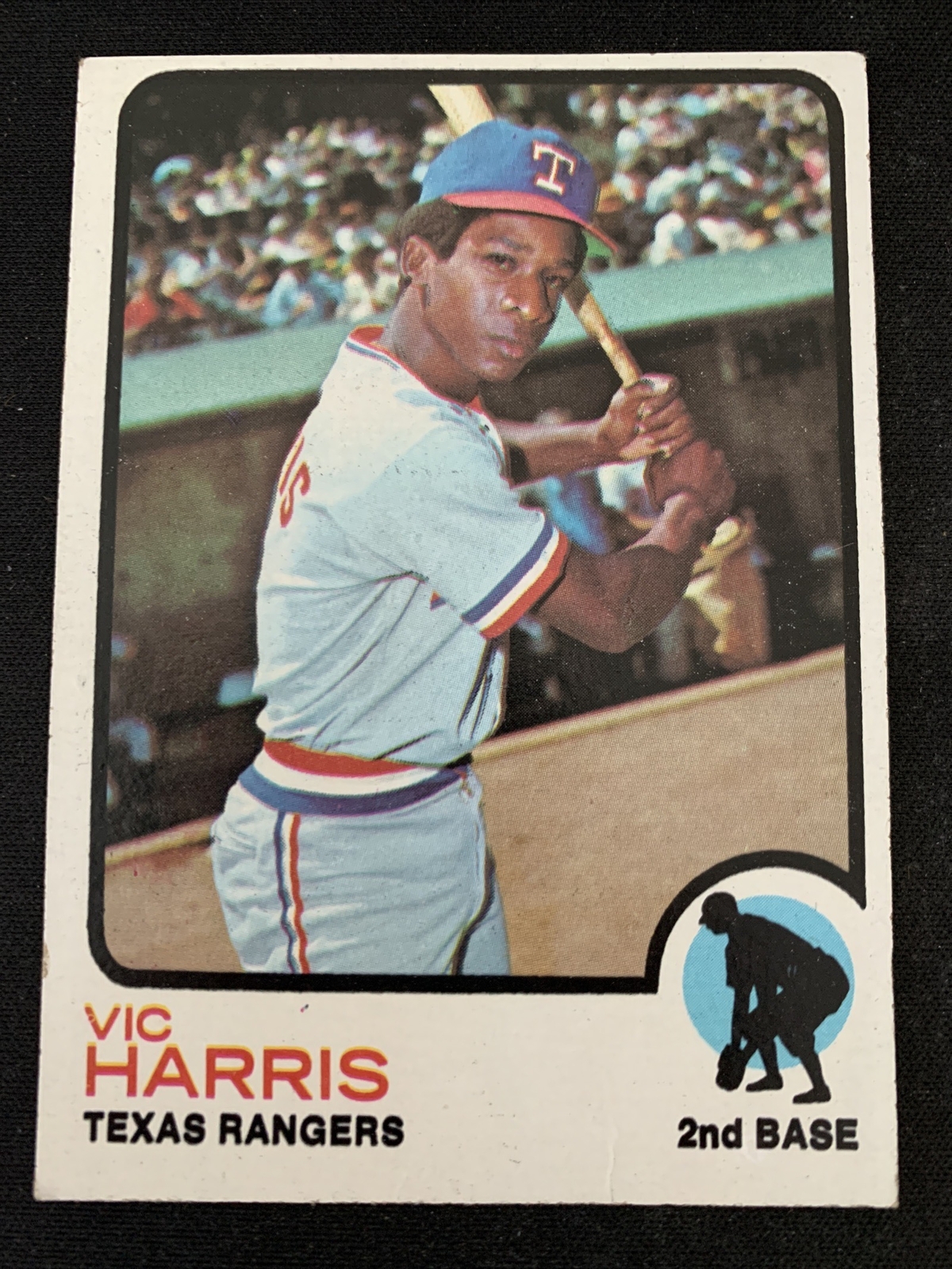 1973 Topps Vic Harris Rookie Texas Rangers #594 | eBay