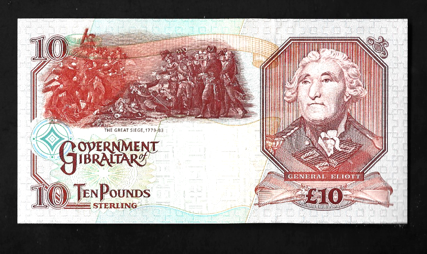 GIBRALTAR ( 1 ) BANK NOTE 10 POUNDS 1.7. 1995 UNCIRCULATED P 26 | eBay