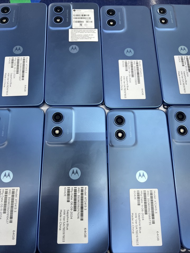 Motorola XT2413-3 Moto g Play 2024 6.5" 64GB Sapphire Blue AT&T Or ...