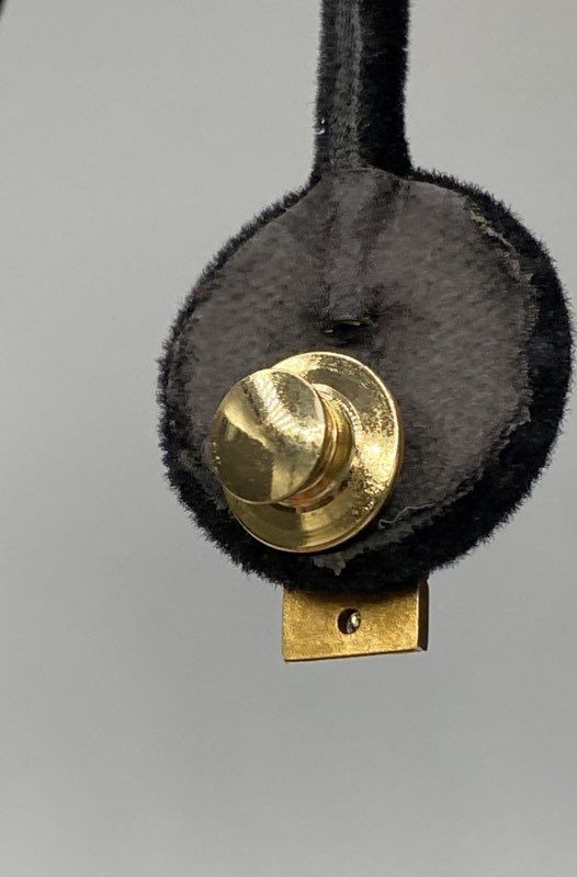 CTO 10k Yellow Gold Diamond Service Pin 1.6g | eBay