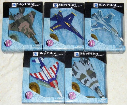 Figure Fighter Jet Model Newray Skypilot Collection 5/6 Types Set / Sky ...