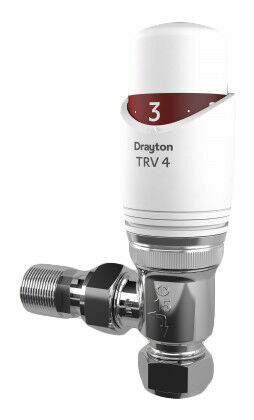 Drayton TRV4 Classic 15mm Angle Valve and Lockshield - 0705180 for sale ...