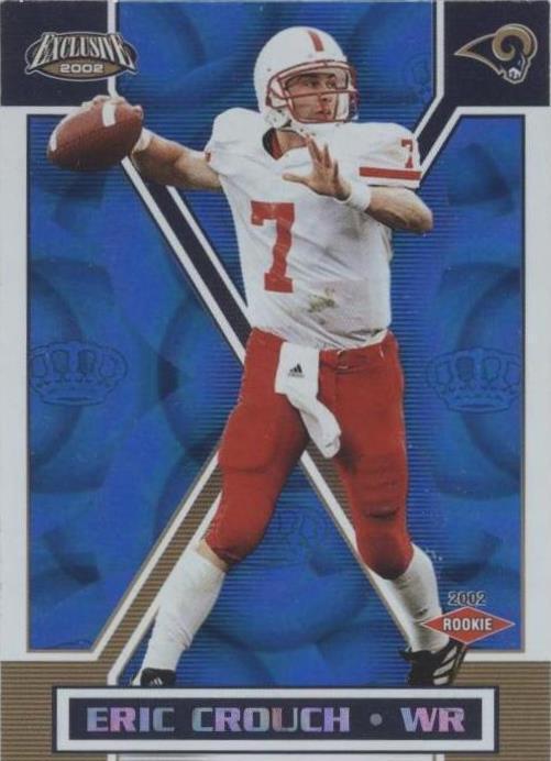 2002 Pacific Exclusive - Eric Crouch #140 Blue /299 (RC) for sale ...