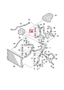 Genuine AUDI VW A6L Coolant Hose With Quick Release Coupling ...