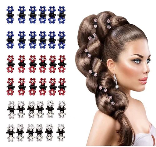 36pcs Mini Butterfly Hair Clips No-Slip Grip Jaw Hair Accessories for ...