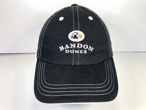 BANDON DUNES Black OREGON GOLF COURSE HAT Summer Bird-Logo Baseball ...