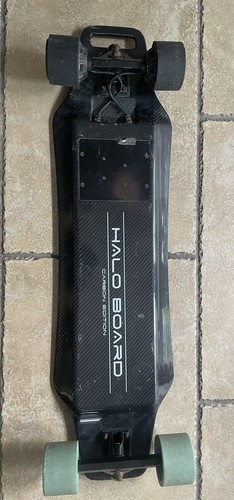 Halo Board Carbon Edition Electric Skateboard with Flaw - No Remote or ...