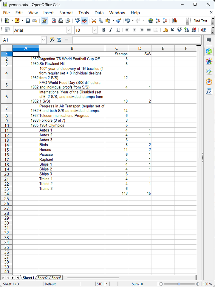 Yemen YAR Chromalin Proof Stamp Collection 158 Different! RARE! | eBay