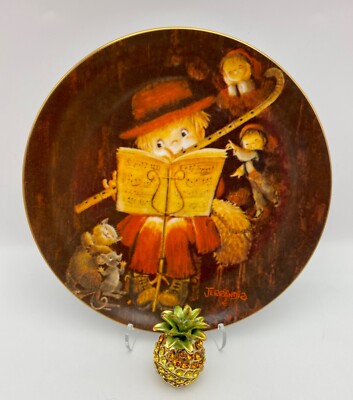 1981 Schmid The Music Makers THE FLUTIST by Ferrandiz Collectors Plate ...