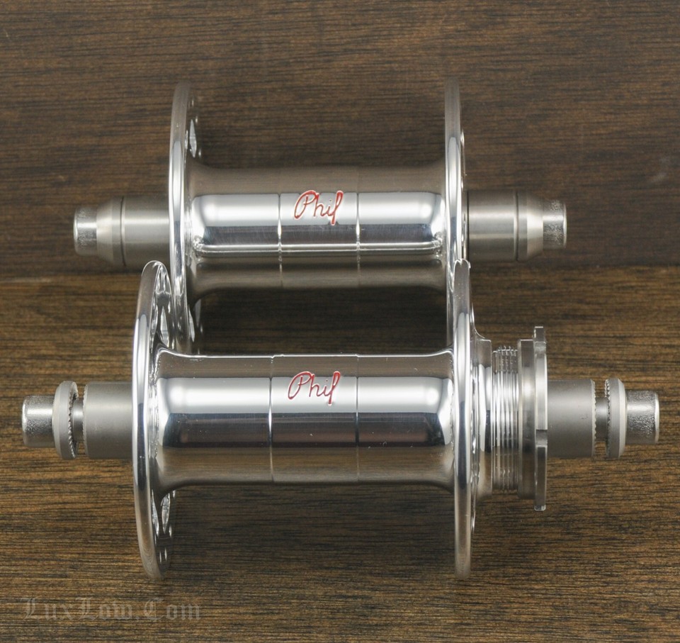 Phil Wood Track Bike HUBS 32h HighFlanged Classic Pro SLR Fixed Gear ...
