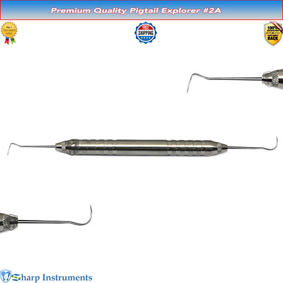 Pigtail Explorer Furcation's & Restorations Probe 2A Double Ended ...