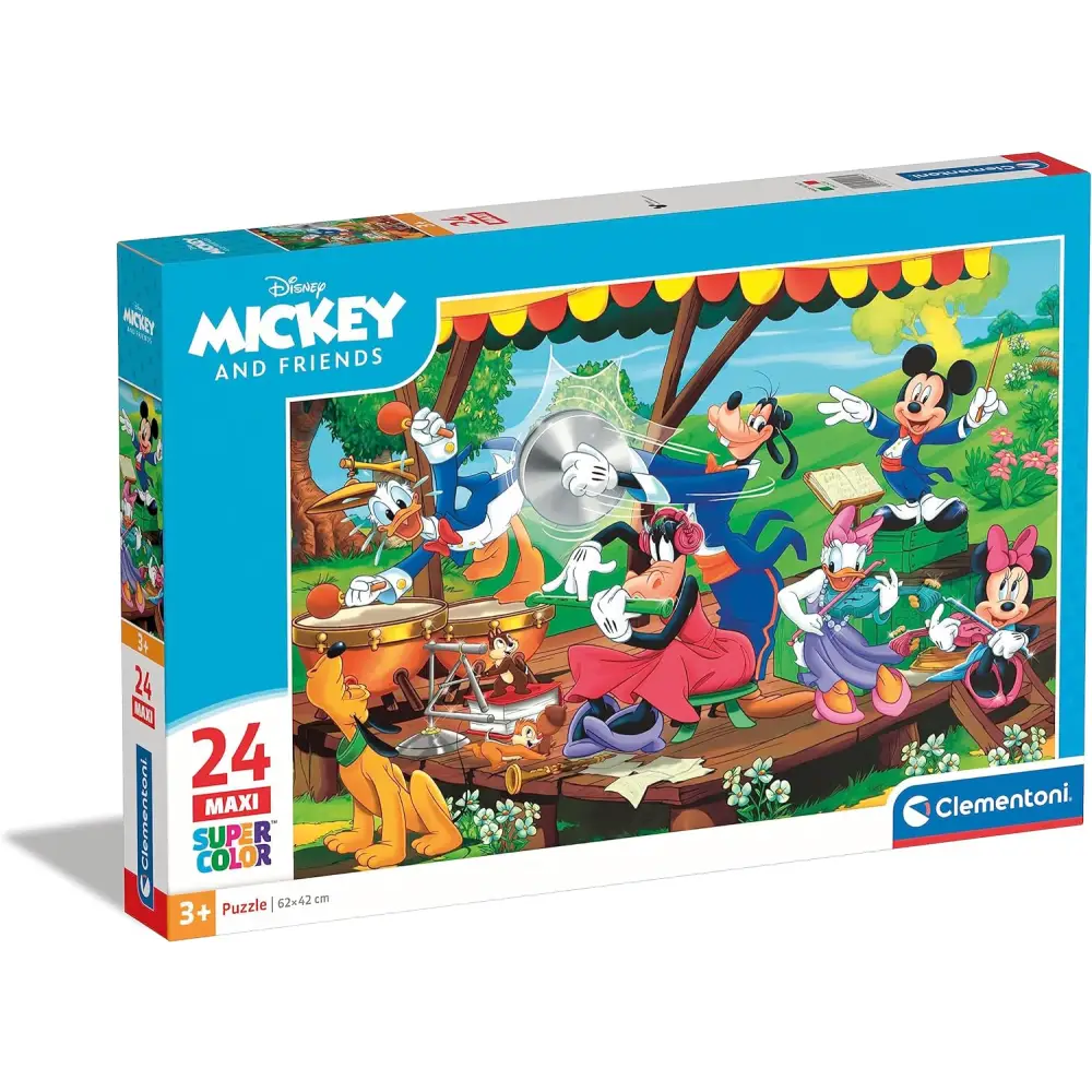Clementoni Mickey Mouse Supercolor Disney and Friends-24 maxi pezzi ...