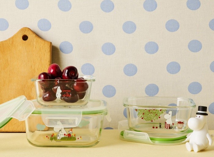 [MOOMIN X PYREX ] PYREX MOOMIN SQUARE 5pcs SET / 310ml 2p + 510ml 2p + 790ml 1p | eBay