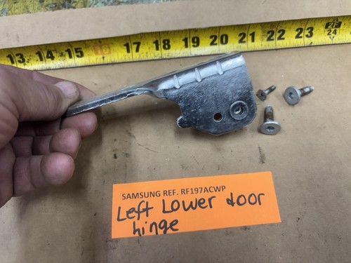 SAMSUNG REFRIGERATOR RF197ACWP Left Lower Door Hinge | eBay