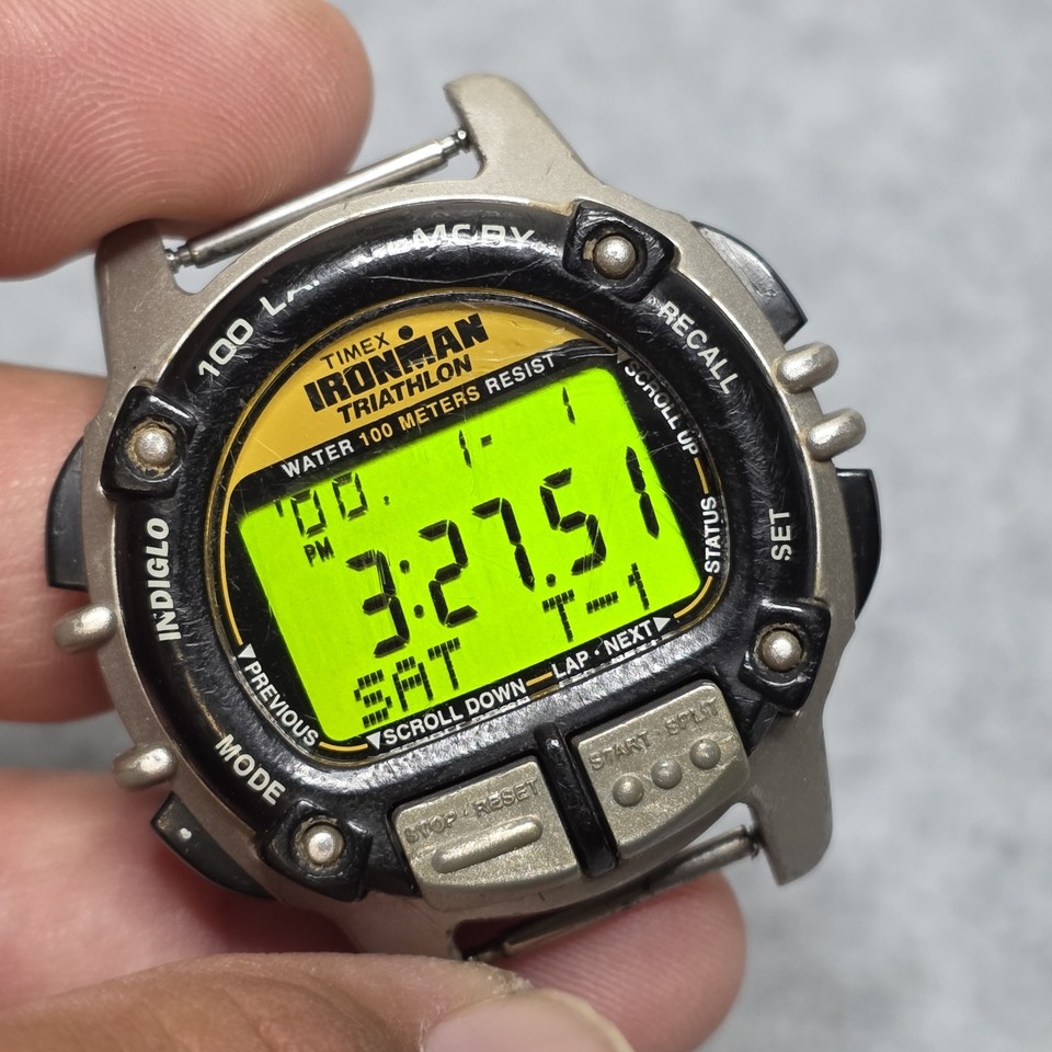 Vtg Timex Ironman Triathlon Men Jocko Willink Quartz Digital 43mm Watch ...