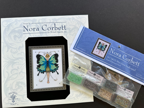 Nora Corbett Cross Stitch - NC241 Miss Goss Swallowtail & Embellishment ...