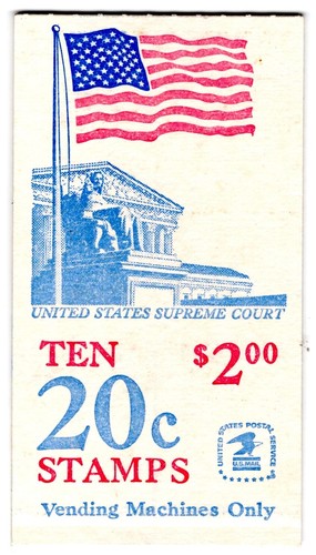 US Stamp Booklet Scott #BK140, 20c x 10 Stamps, Complete & Sealed, MNH ...