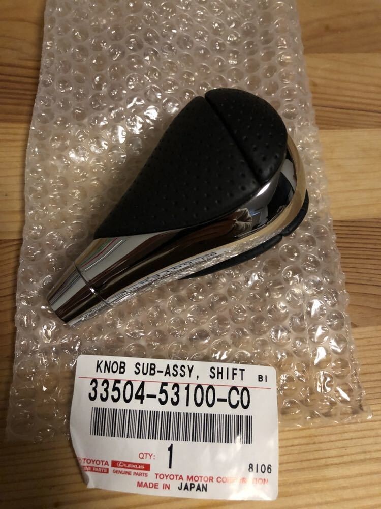 Genuine TOYOTA LEXUS Shift Knob LEATHER BLACK ISF CT200H IS250 IS350 ...