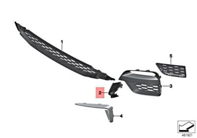 Genuine BMW X3 X4 M G01 G02 X3 18d TX11 Trim Bumper Front Right ...