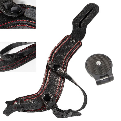 Universal Leather Wrist Strap Hand Grip Hand Strap for DSLR Camera ...