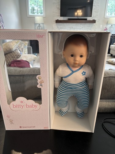 American Girl Bitty Baby BB2 Brown Hair Brown Eyes Light Skin New in ...