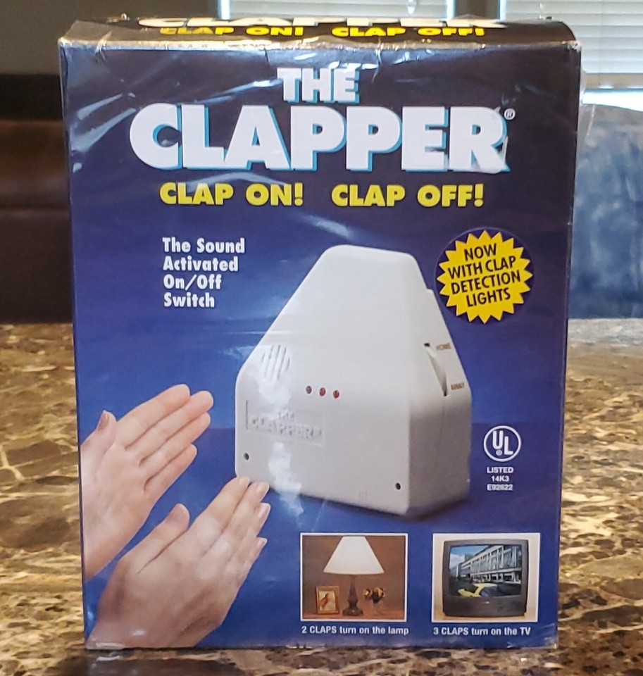 NEW The Clapper The Original Home Automation Sound Activated Clap On ...