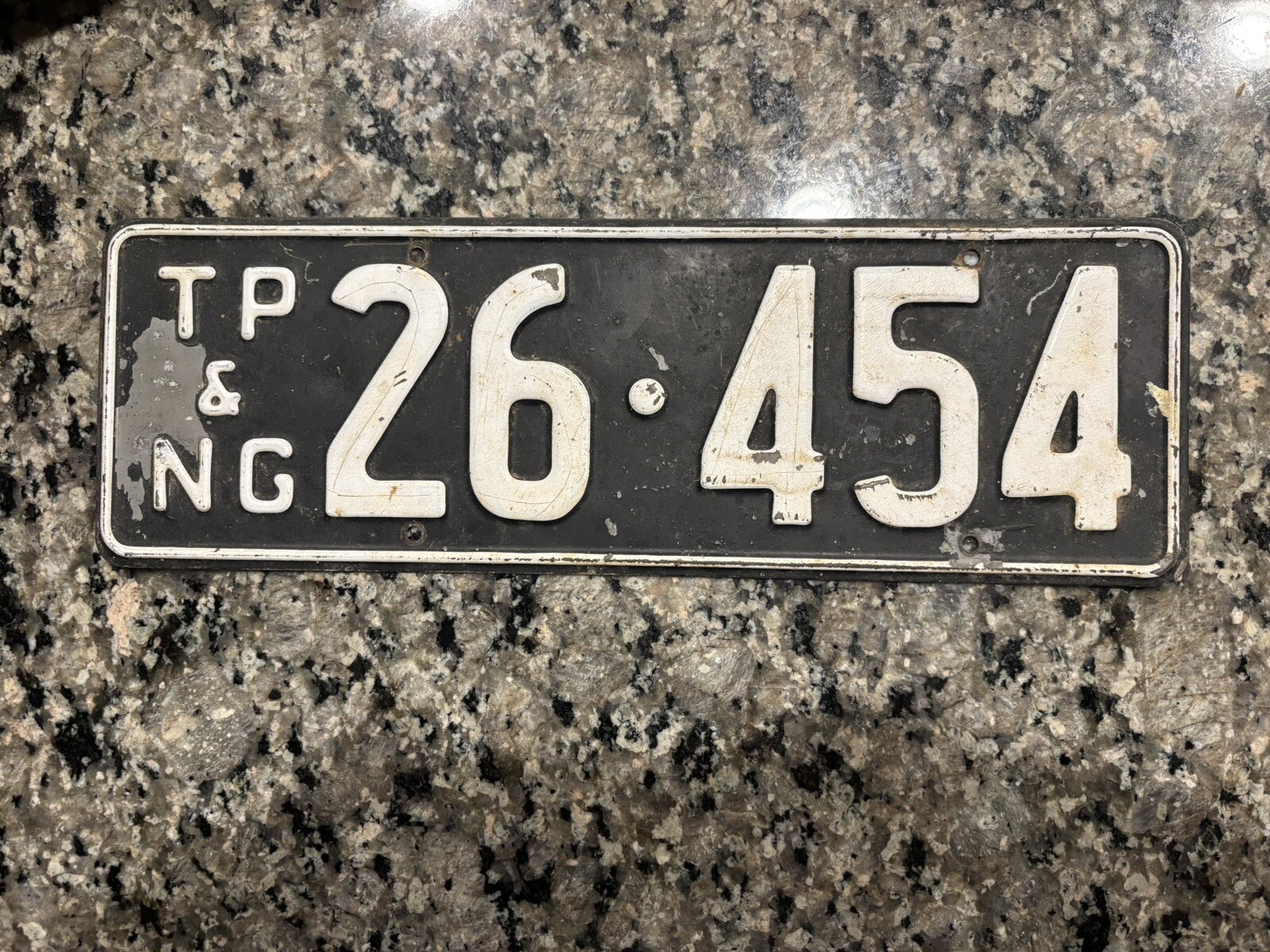 1960s TP and NG Papau New Guinea (Territory of Papua and N.G.) License ...