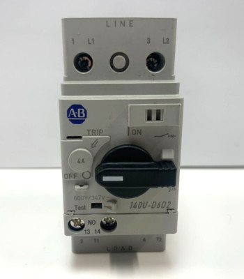 Allen Bradley 140U-D6D2-B40 Motor Protection Breaker, 4A - Free ...
