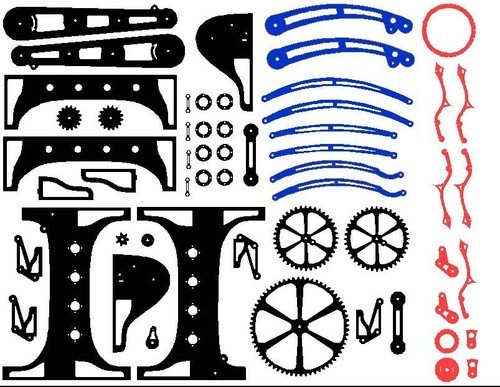 BIG steam punk lamp dxf format clip art for CNC Plasma or LASER cutting ...