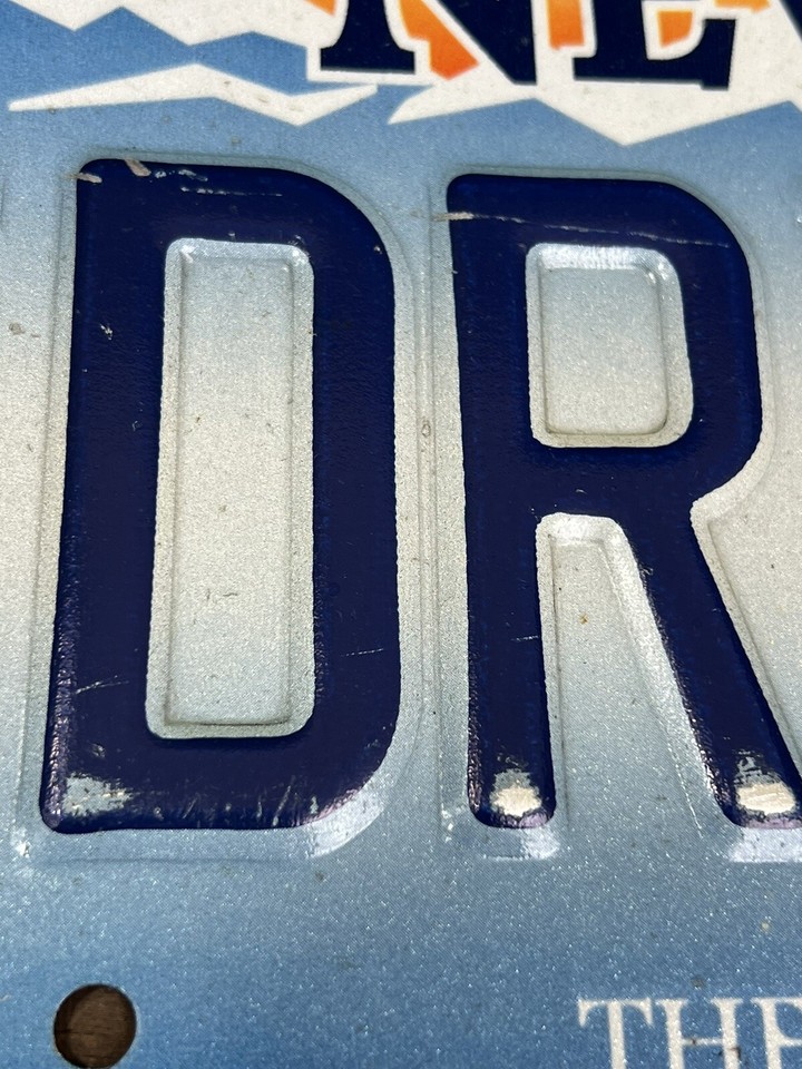 IDRY 4U3! = I DRY FOR YOU #3 VANITY NEVADA LICENSE PLATE EMBOSSED FAIR ...