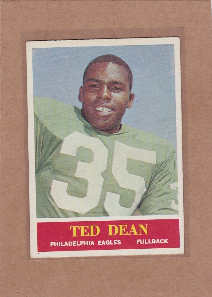 1964 PHILADELPHIA FOOTBALL TED DEAN #132 EAGLES EX+ *A18575 | eBay