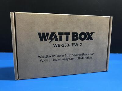 WattBox WB-250-IPW-2 250 Series Wi-Fi Power Strip Surge Protector | eBay