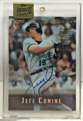 Jeff Conine 2016 Topps Archives Signature Séries Buyback Autographe ...