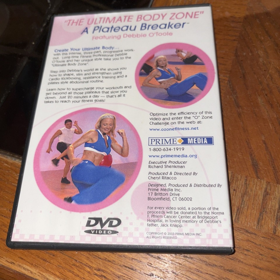 Ozone Fitness DVD: Ultimate Body Zone A Plateau Breaker Debbie O’Toole ...