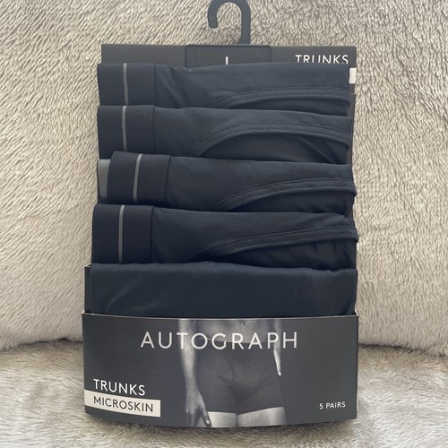Marks & Spencer, M&S Autograph Microskin Trunks. Size Large. 5-pack ...